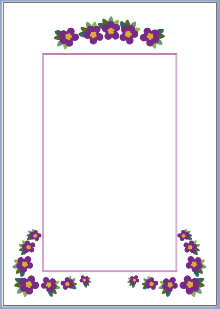 Invitation fleurie Writer » Libreoffice Extensions