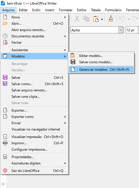Microsoft Word 2024/2025 Template » Libreoffice Extensions
