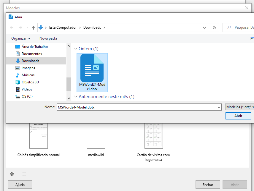 Microsoft Word 2024/2025 Template » Libreoffice Extensions